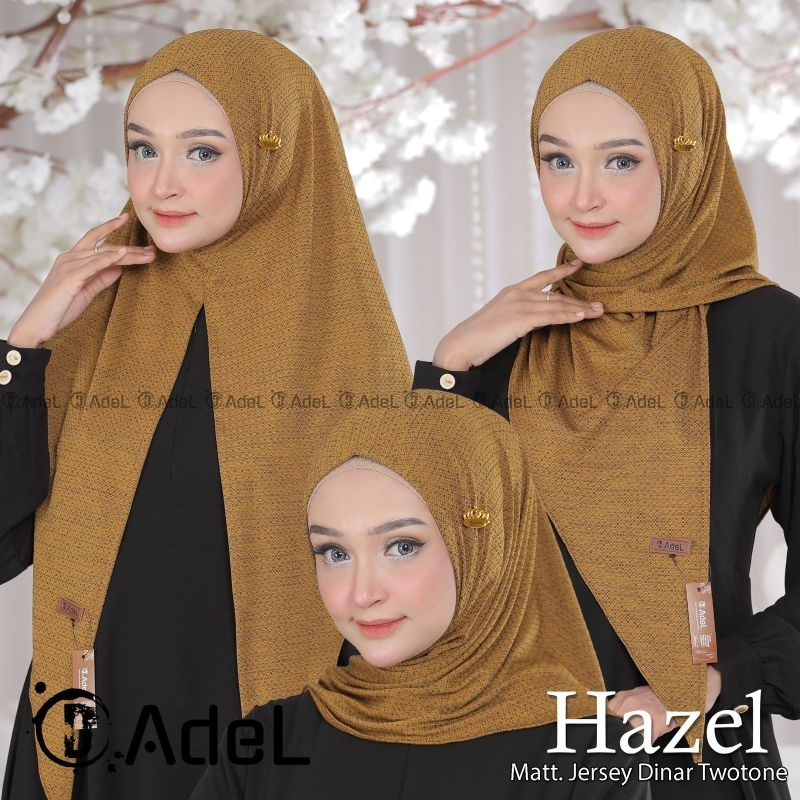 Jual Jilbab Segitiga Instan Simple Hazel Ori Adel Hijab | Shopee Indonesia