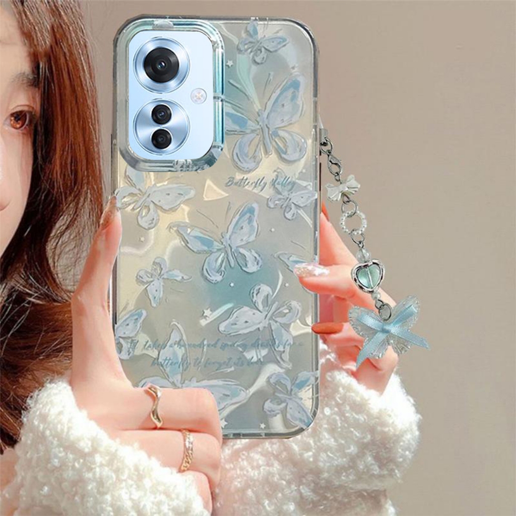 Jual Case Casing Oppo Reno 11F 5G Reno 11 5G Silikon Terbaru Motif Blue ...