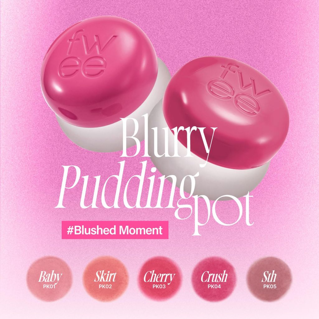 Jual FWEE Lip & Cheek Blurry Pudding Pot 5gr / Multi-Use Lip Blush ...