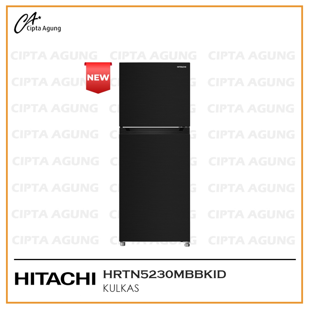 Jual HITACHI KULKAS 2 PINTU 210 LITER HRTN5230MBBKID | Shopee Indonesia