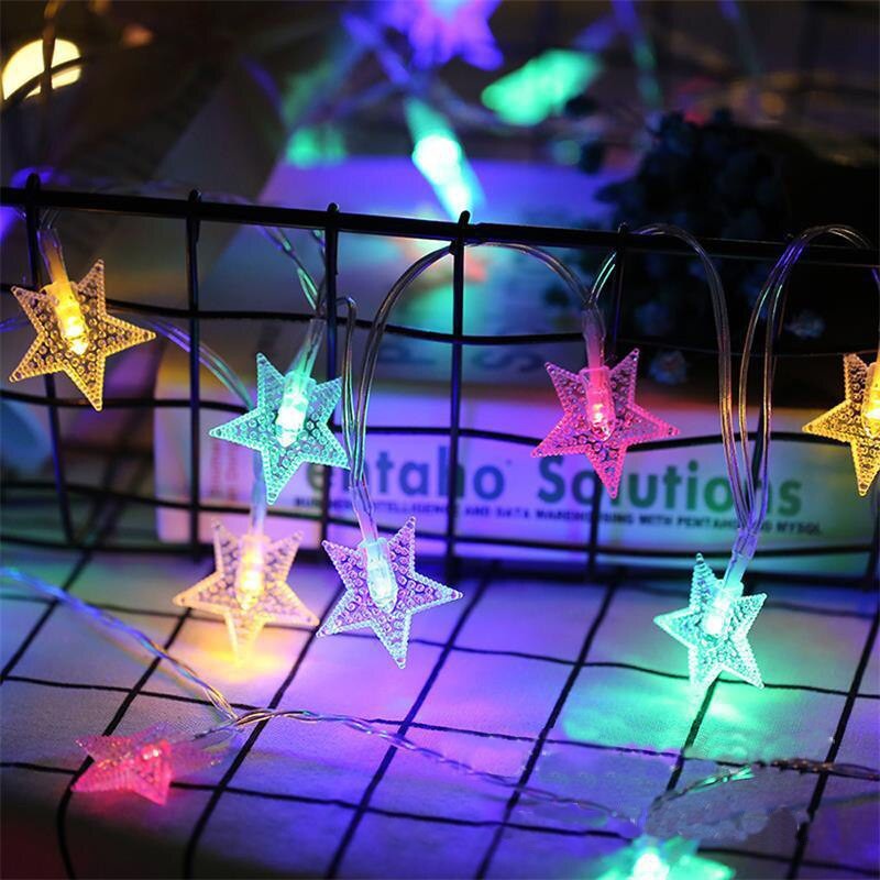 Jual lampu tumblr motif Bintang LED 8 meter /Lampu tumbler model ...
