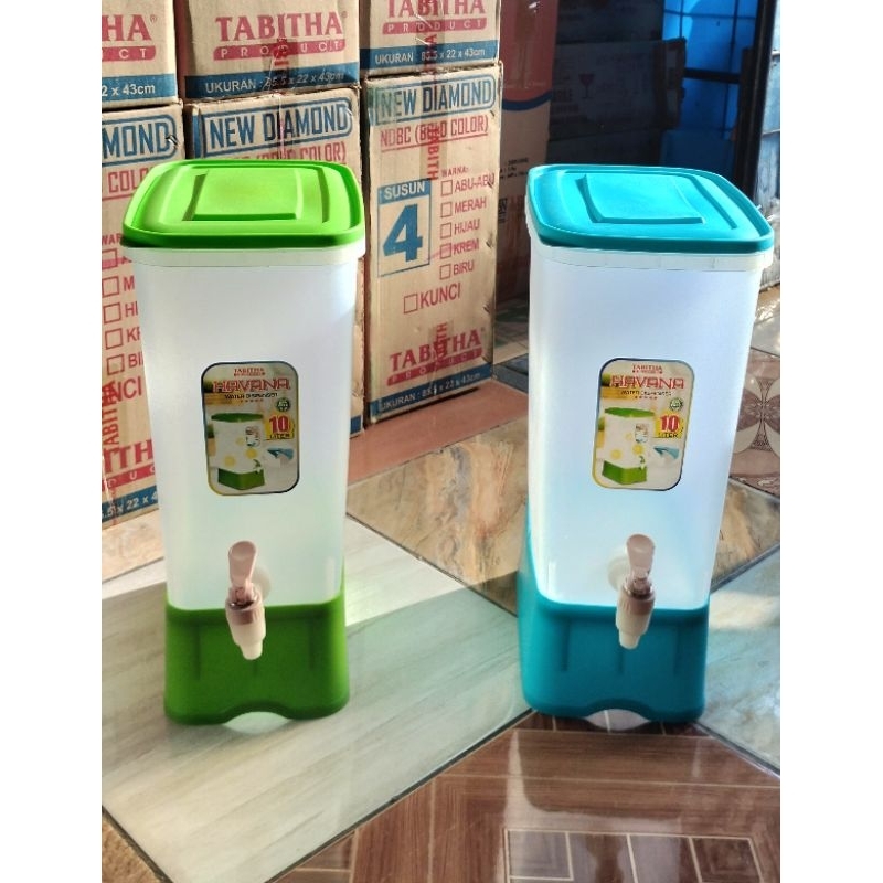 Jual DISPENSER AIR 10 LITER/DISPENSER HAVANA/DISPENSER PLASTIK TEBAL ...