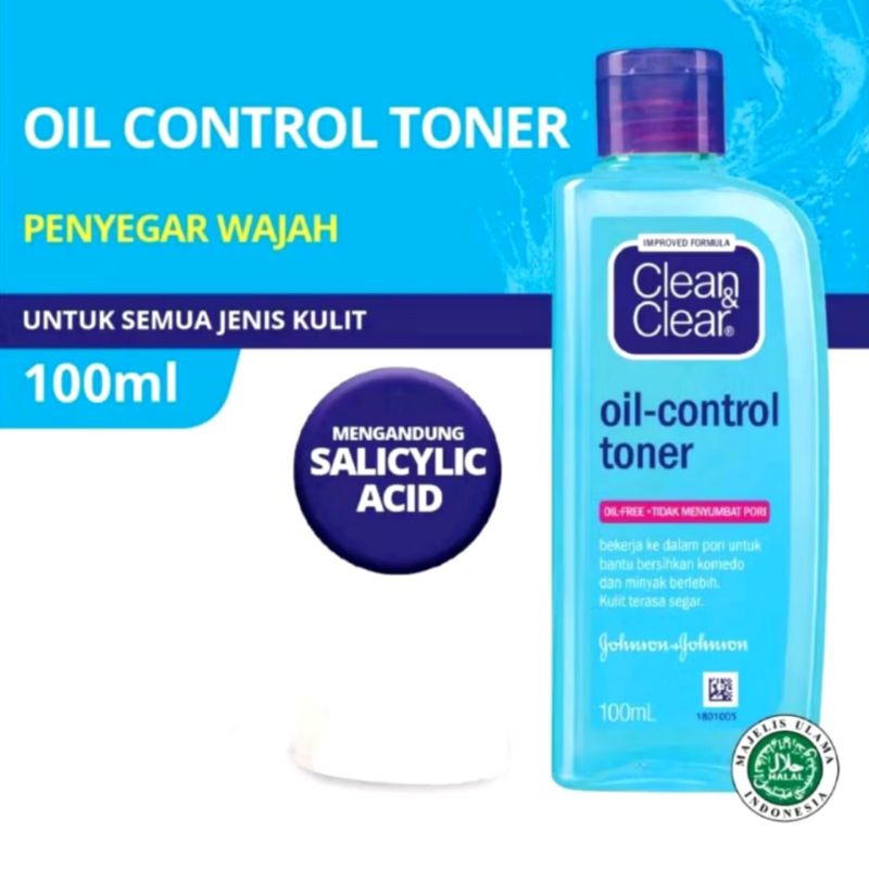 Jual Clean & Clear Oil Control Toner 100ml | Shopee Indonesia