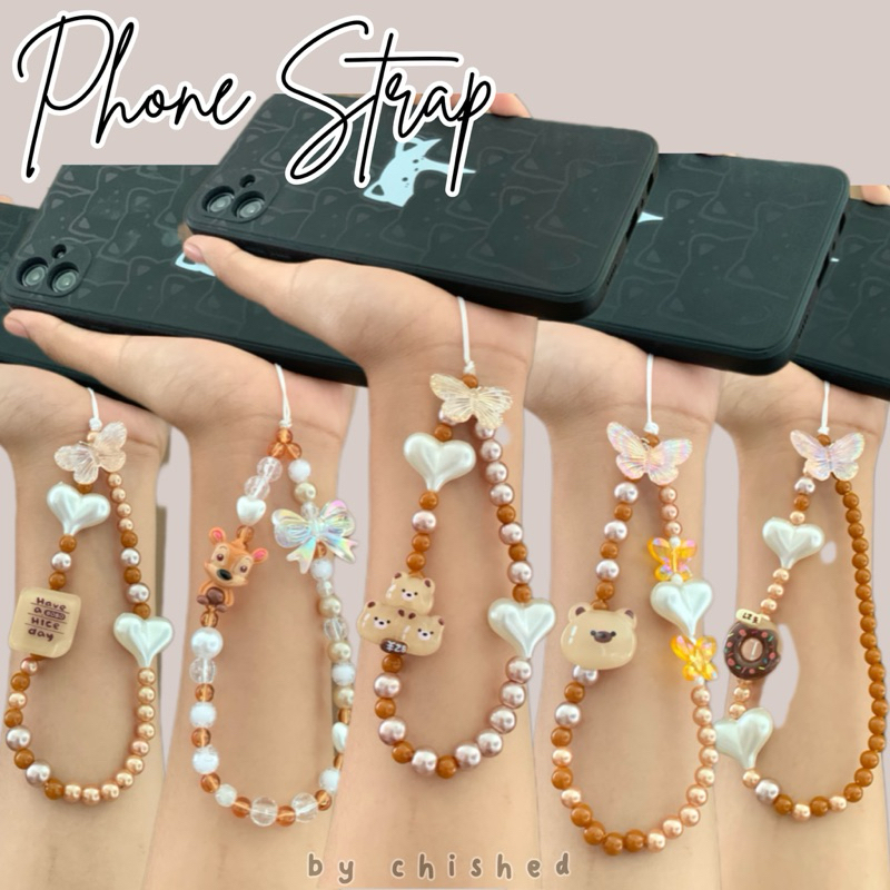 Jual Strap HP Brown Coklat Series/ Gantungan Tali HP | Shopee Indonesia