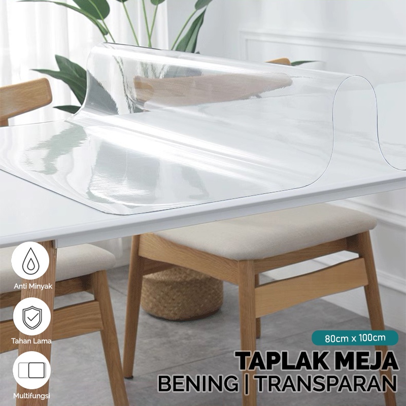 Jual Newroom - Taplak Meja Transparan Tebal 0.6mm Kualitas Premium Anti ...