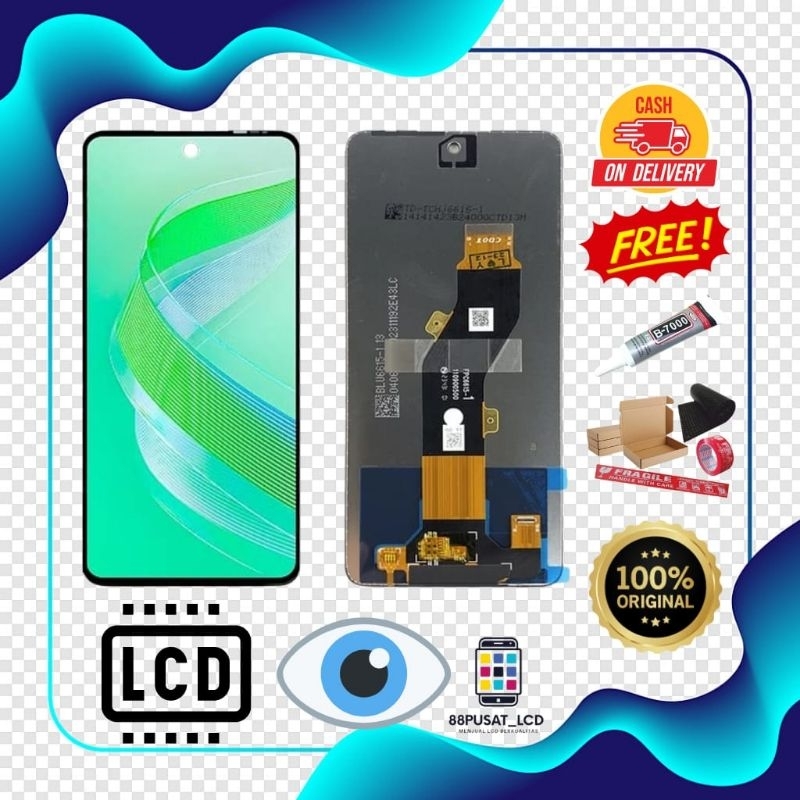 Jual LCD FULLSET ITEL P55 4G /P55 4G NFC A666L / RS4 / S66LN / A666LN ...