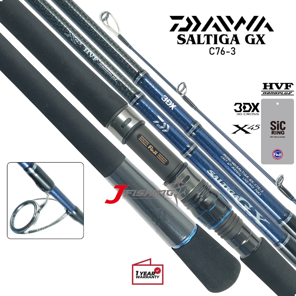 Jual Joran Popping DAIWA Saltiga GX C 23 | C76-3 C79-4 | PE 3-4 PE 4-5 | Casting | Light popping ...