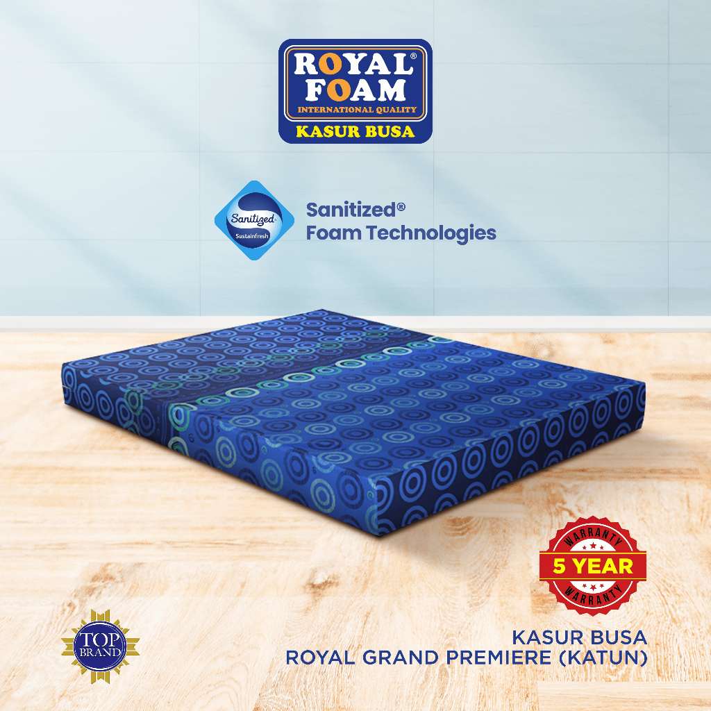 Jual Kasur Busa Royal Foam Grand Premiere Katun Single Size | Shopee ...