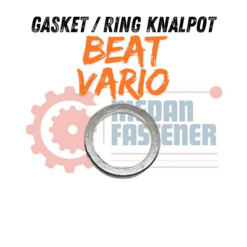 Jual Packing Paking GASKET Ring Knalpot BEAT asbes Spiral Vario Scoopy ...