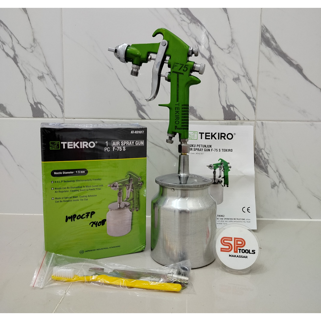 Jual ALAT SPRAY CAT SEMPROT SPOID DICO DUCO 750ML TABUNG BAWAH TEKIRO ...