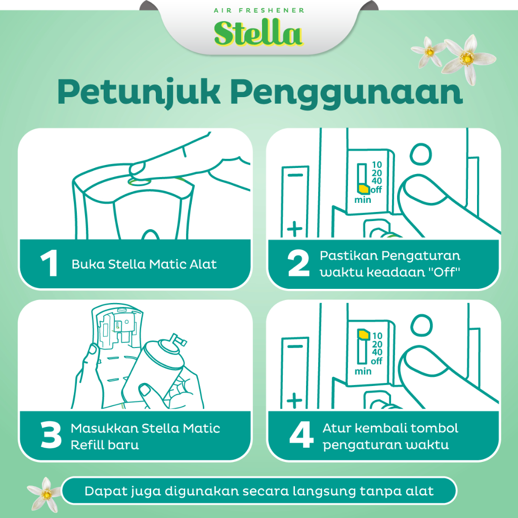 Jual Stella Matic Box Set Green Fantasy - Pengharum Pewangi Ruangan ...