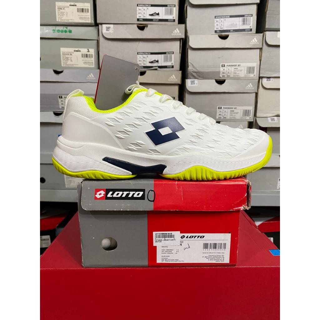 Jual Lotto Wimbledon White Men Shoes Original | Shopee Indonesia