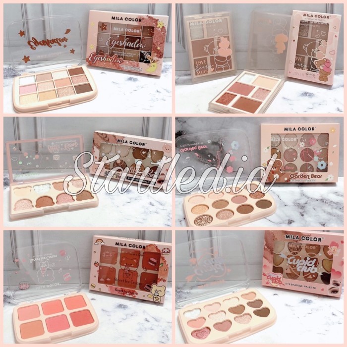 Jual Eyeshadow Palette Mila Color Cute Bear Edition / Perias Mata ...