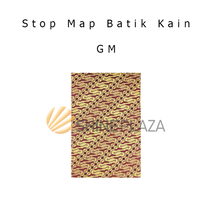 Jual Stop Map Kain GM Motif Batik Folio - StopMap F4 Untuk Meeting ...