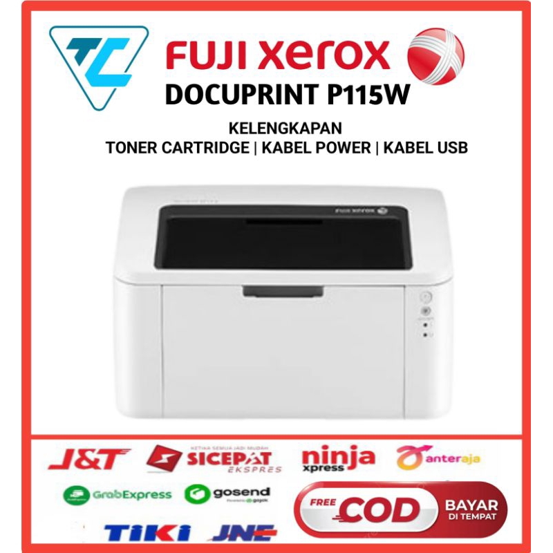 Jual Fuji xerox p115w printer hitam putih wireless | Shopee Indonesia