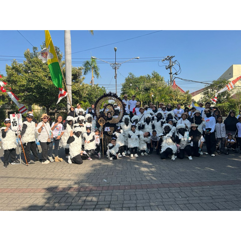 Jual KOSTUM DOMBA/ SHAUN THE SHEEP/ KOSTUM SURABAYA/ KOSTUM AGUSTUSAN ...