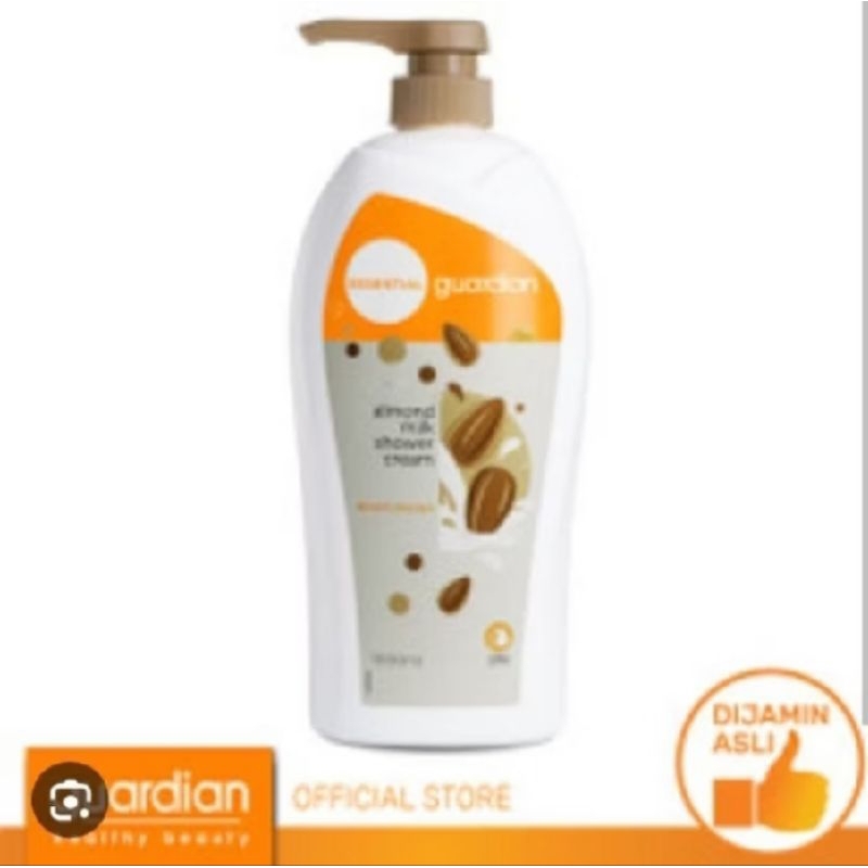 Jual Guardian shower cream 1L essential moisturising Almond | Shopee ...