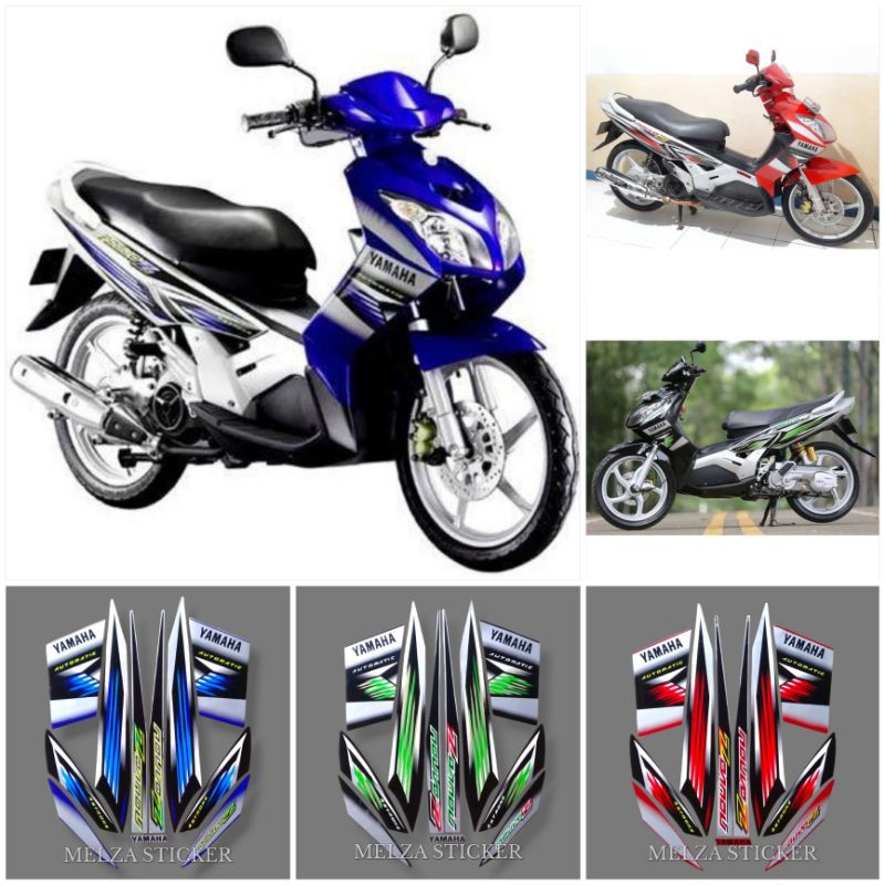 Jual Stiker Striping fullset Motor Nouvo Z 2005 Sticker Lis Body ...