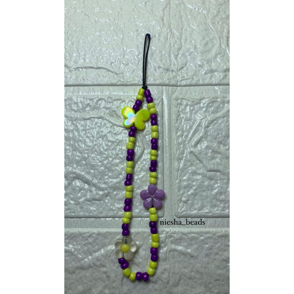 Jual PHONE STRAP BEADS/GANTUNGAN HP MANIK-MANIK HANDMADE | Shopee Indonesia