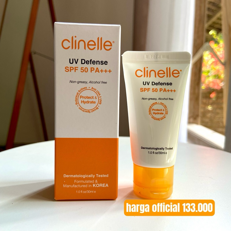 Jual Clinelle UV Defense SPF 50 PA+++ Sunscreen 30 ml | Shopee Indonesia