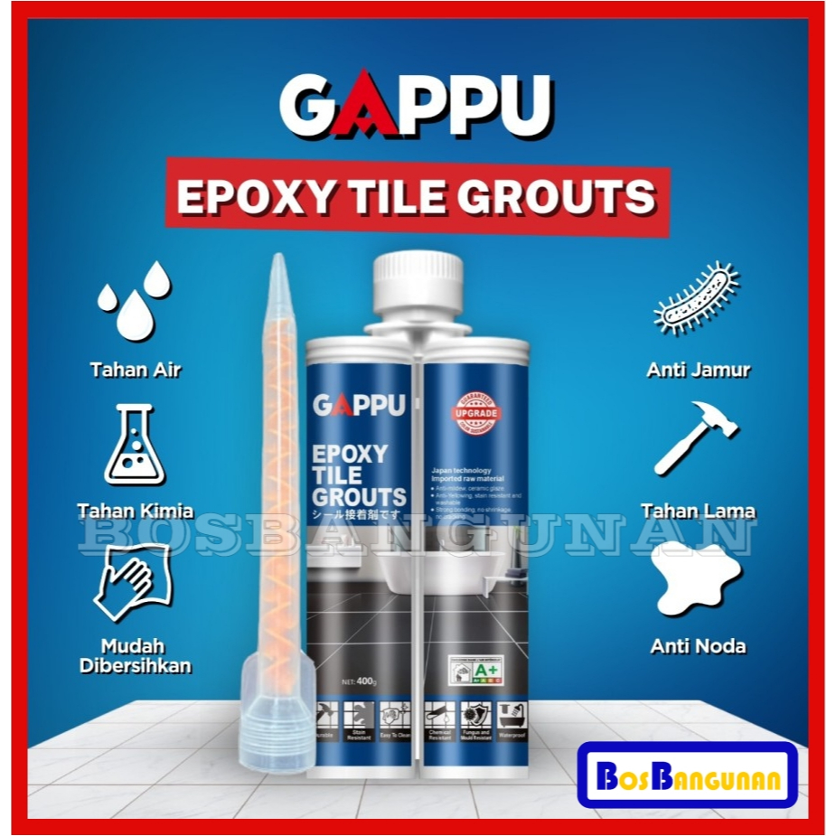 Jual GAPPU Premium Epoxy Tile Grout / Nat Ubin GAPPU Premium Epoxy Tile ...