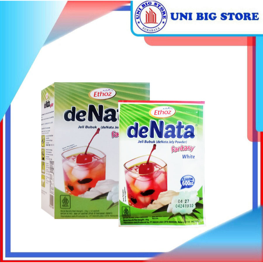 Jual Ethoz de Nata Jeli Bubuk 10 gr x 12 pcs BOX deNata Jely Powder ...