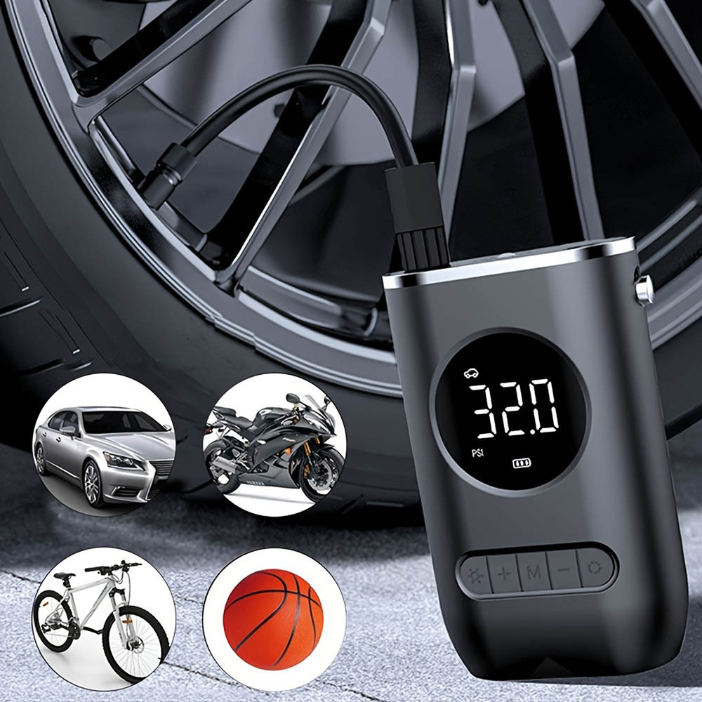 Jual Air Pump Inflator Electric Pompa Ban Mobil Sepeda Elektrik Pompa ...