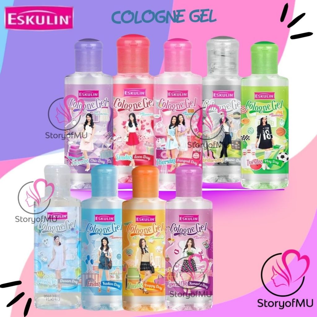 Jual ESKULIN Cologne Gel With Moisturizer 50ml - Parfum Parfume Unisex ...