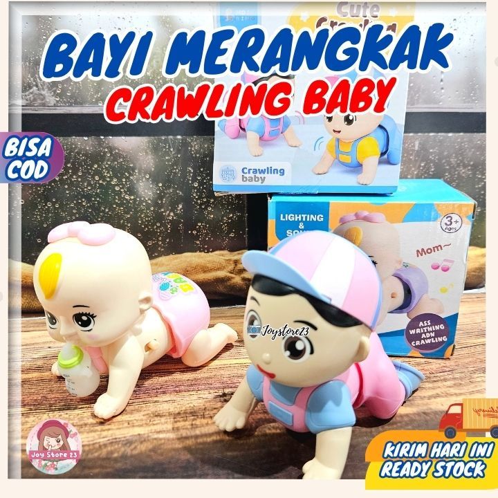 Jual Mainan Bayi Merangkak Cute Crawling Baby/Bayi Lucu merangkak/Bayi ...