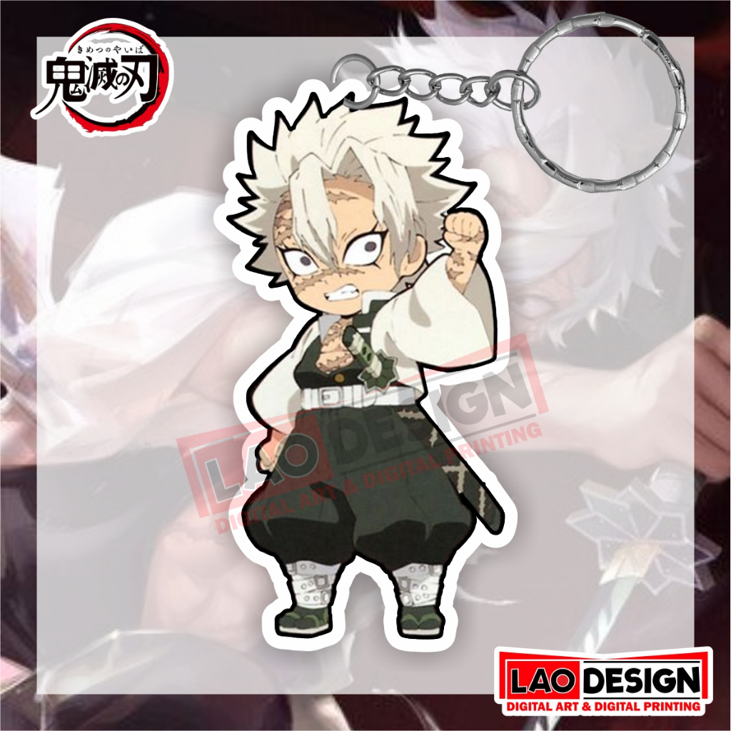 Jual Gantungan Kunci Sanemi Shinazugawa HASHIRA ANGIN Demon Slayer ...