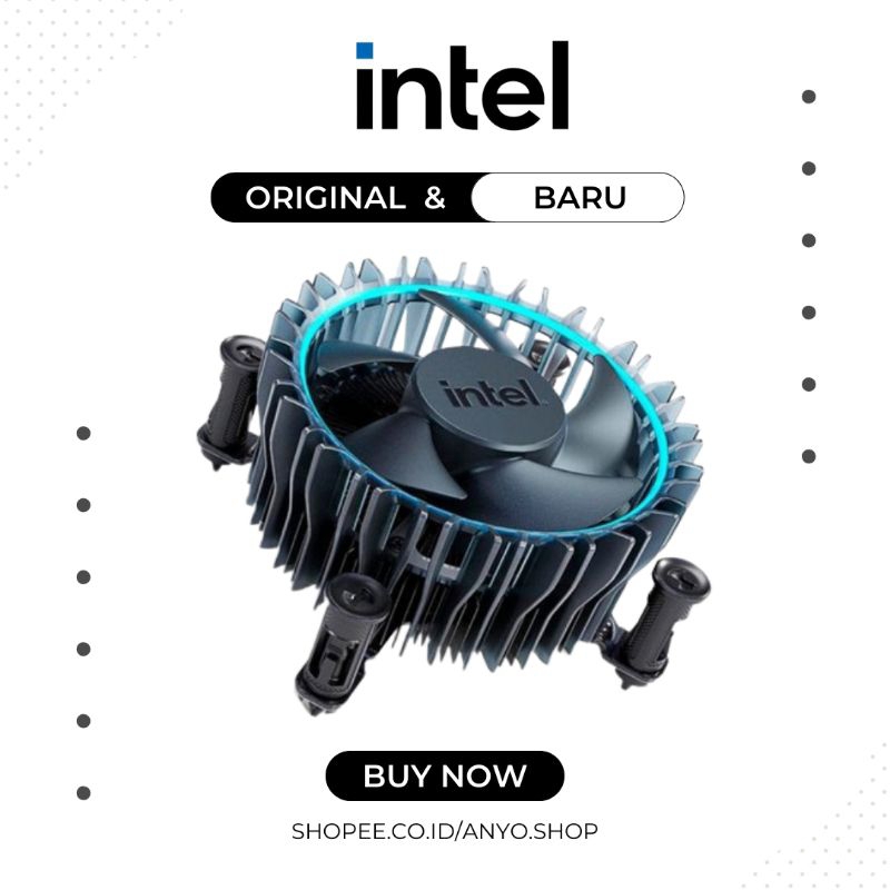Jual CPU Cooler Intel Cooler Fan LGA1700 PREMIUM ORIGINAL - FAN INTEL ...