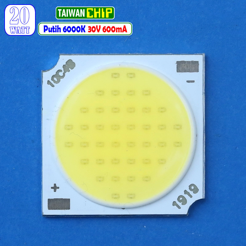 Jual COB 1919 LED 20W 6000K Putih 6200K Lampu Sorot Tembak Display Taiwan | Shopee Indonesia