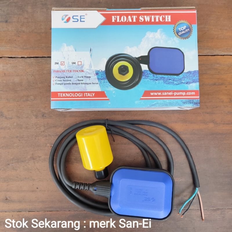 Jual Float Switch 2 meter Sanei Otomatis Pelampung Pompa Celup Tandon ...