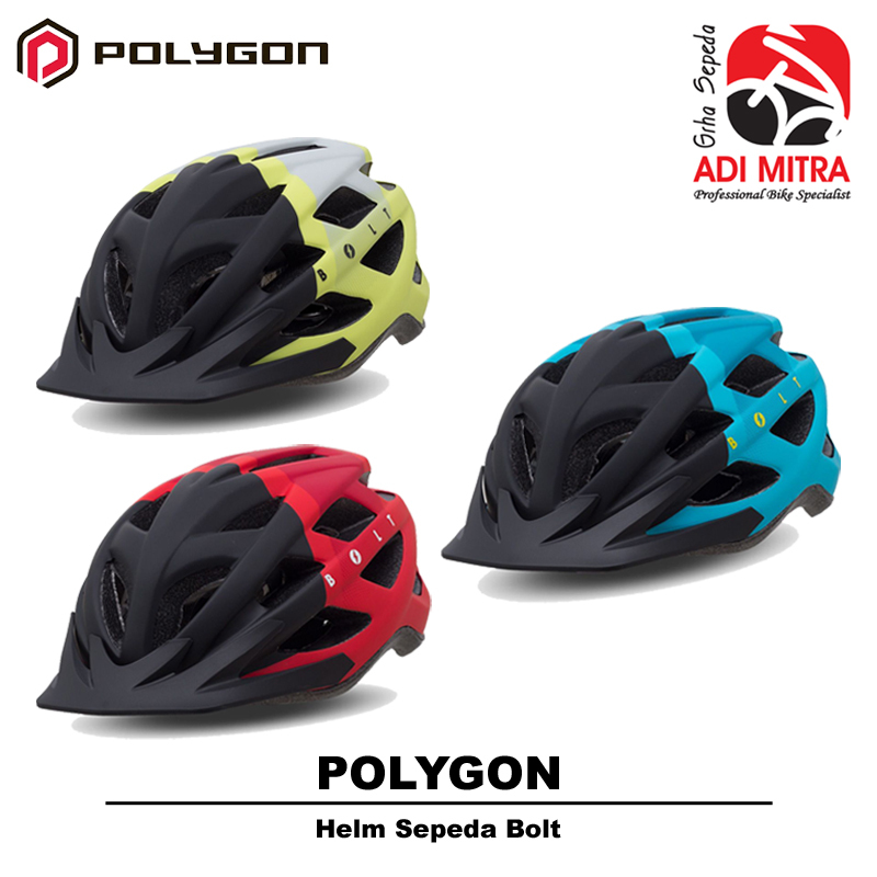 Jual Helm Sepeda Polygon Bolt Terbaru Helmet Sepeda MTB | Shopee Indonesia