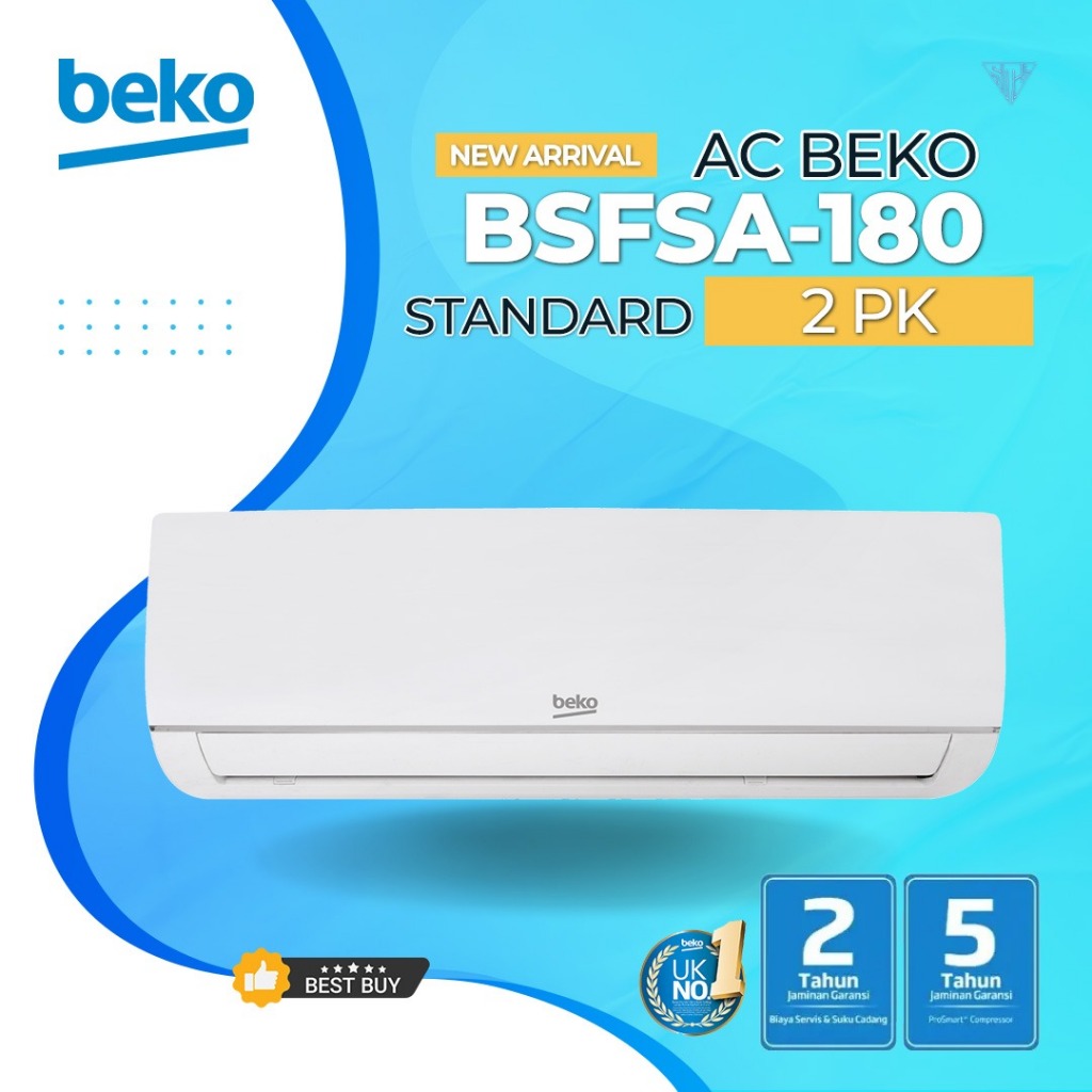 Jual BEKO AC 2 PK BSFSA180 STANDARD R32 SUPER JET COOL 2PK BSFSA 180 ...