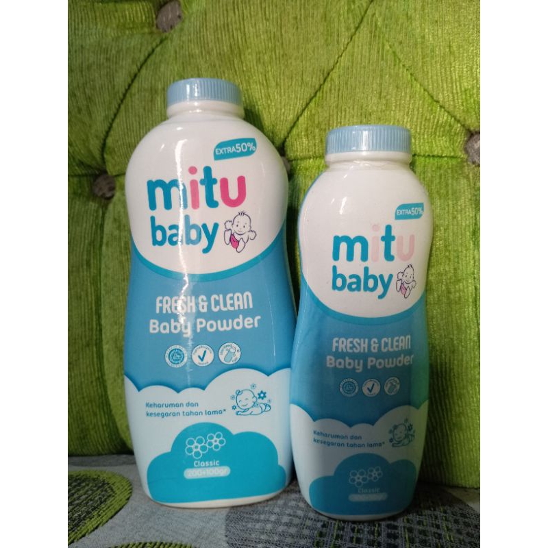 Jual MITU BABY POWDER 150g harga Murah | Shopee Indonesia