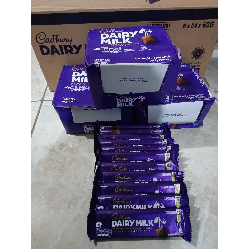 Jual cadburry dairy milk 62gr | Shopee Indonesia