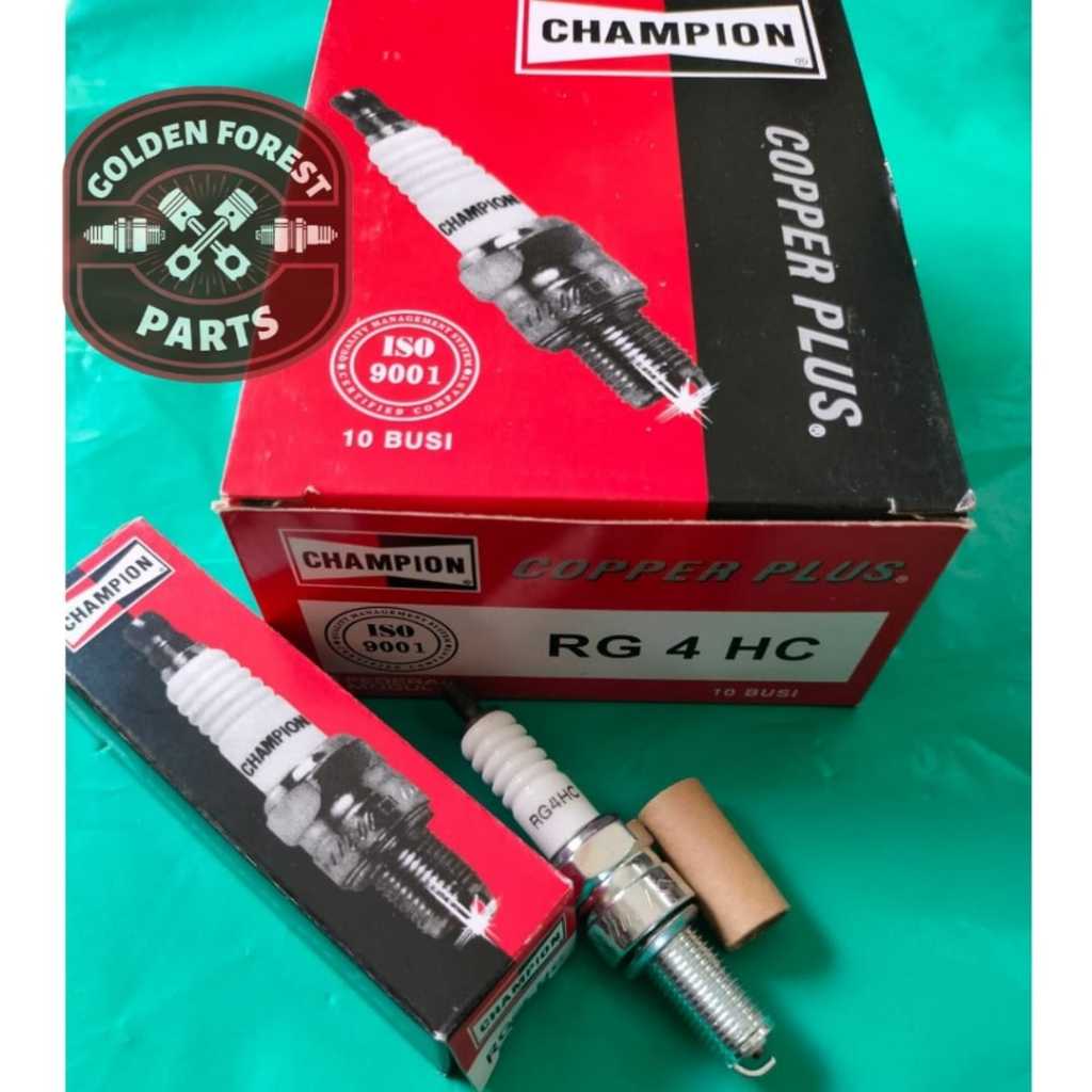 Jual Busi Champion Drat Panjang RG4 Kharisma 10pcs | Shopee Indonesia