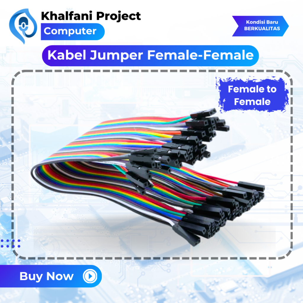 Jual Kabel jumper untuk projek Arduino dan IoT Isi 40 pin panjang 20 cm ...