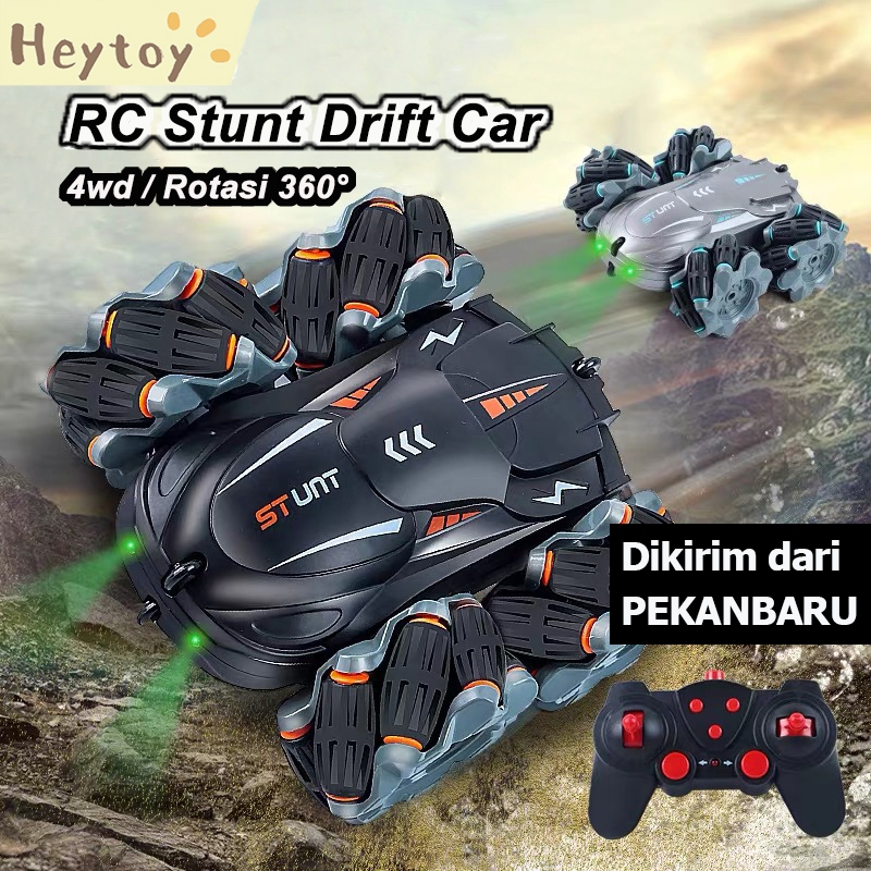Jual Mobil Remote Control 4WD RC Stunt Drift Car Mainan Anak 2.4hz ...
