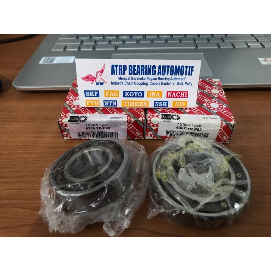 Jual BEARING KRUK AS MOTOR HONDA BEAT SMASH SCOOPY SPACY SHOGUN SPIN IBC GERMANY 6205 PAP63 6007 ...