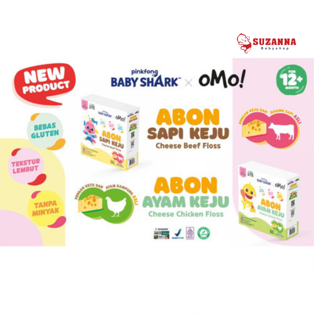 Jual Pinkfong Baby Shark X OMO! Abon 50gr | Shopee Indonesia