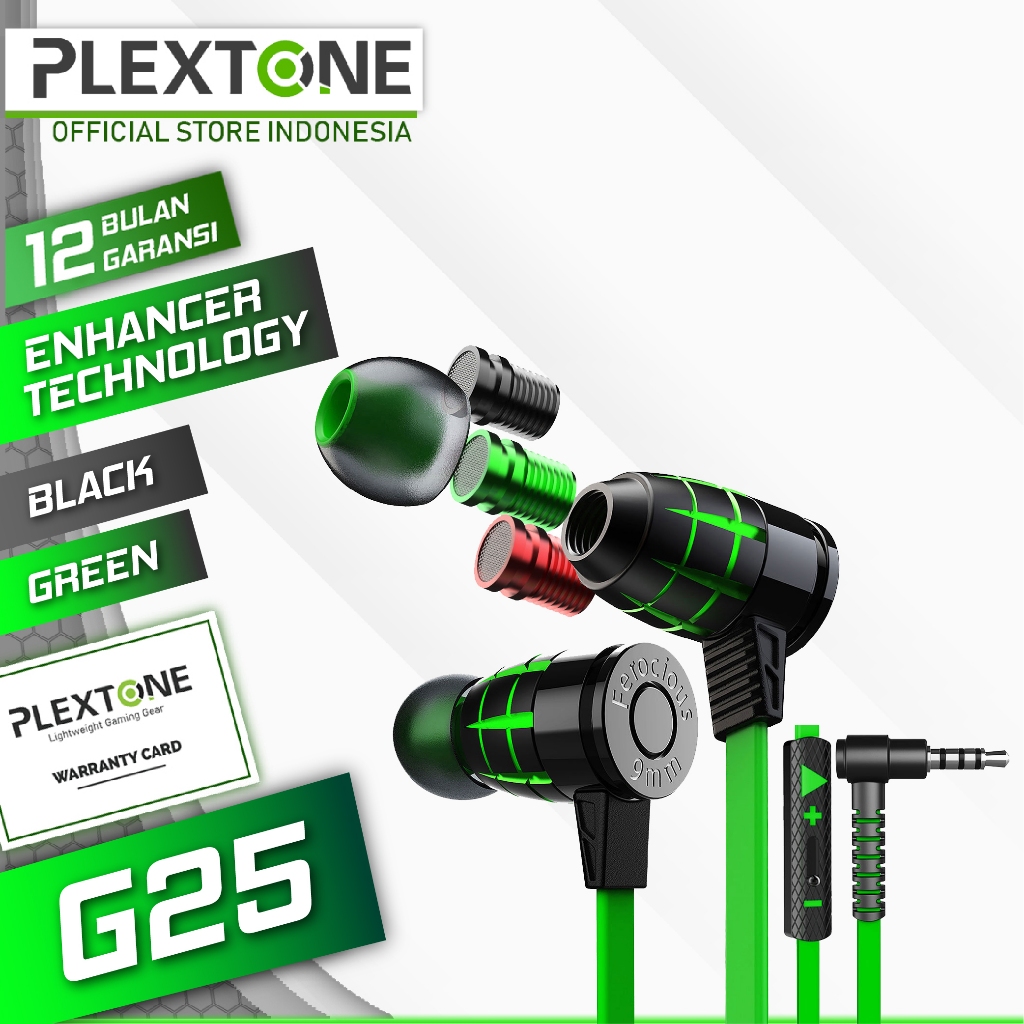 Jual Headset Plextone G25 Gaming Earphone Noise Canceling Stereo for ...