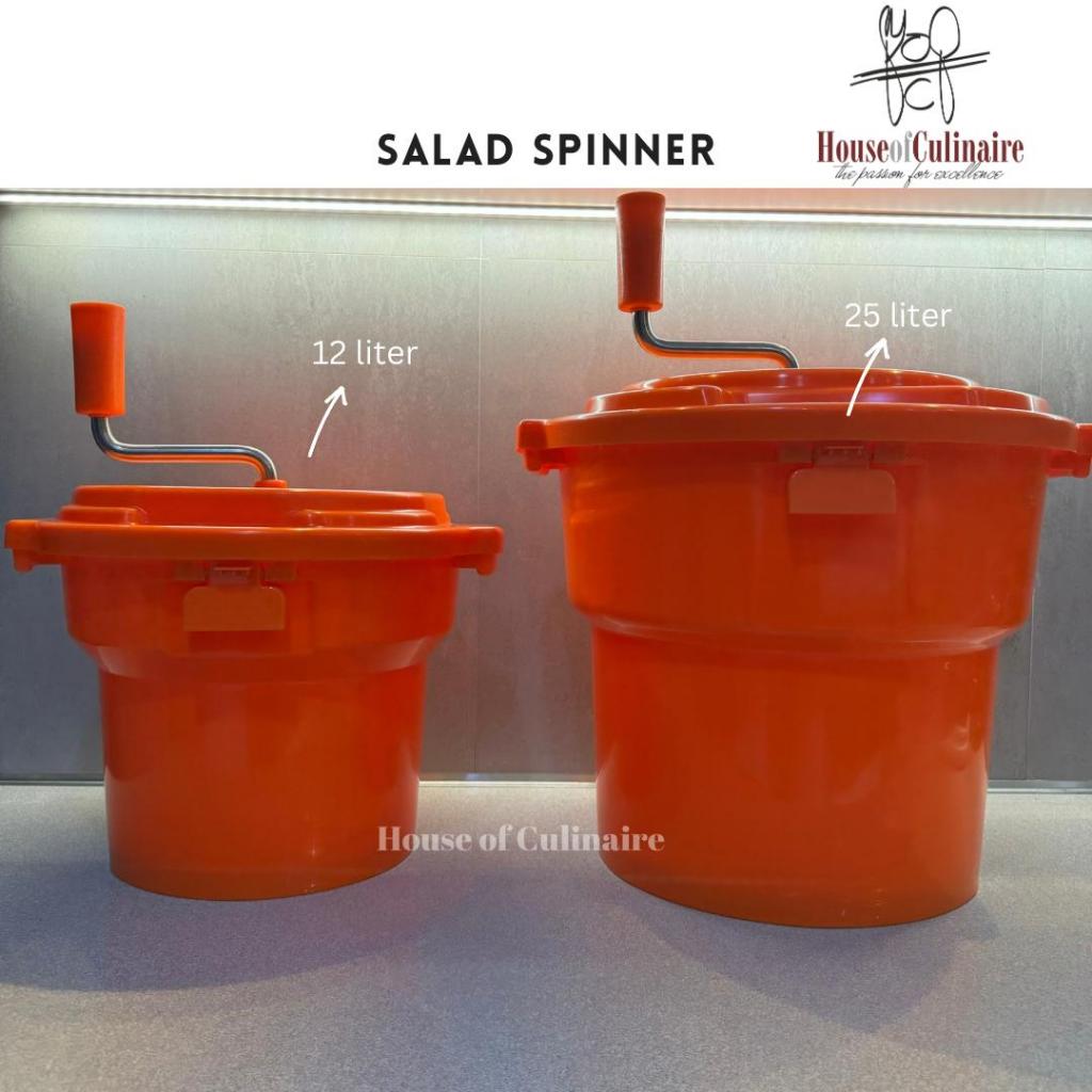 Jual Salad Spinner 12 liter 25 liter Resto Pengering Sayur Putar ...