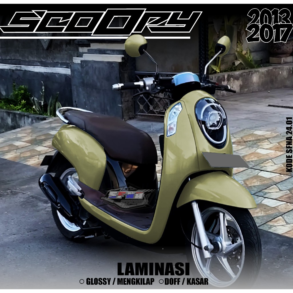 Jual TERBARU Decal Sticker Honda Scoopy lama Fullbody - Stiker Variasi ...