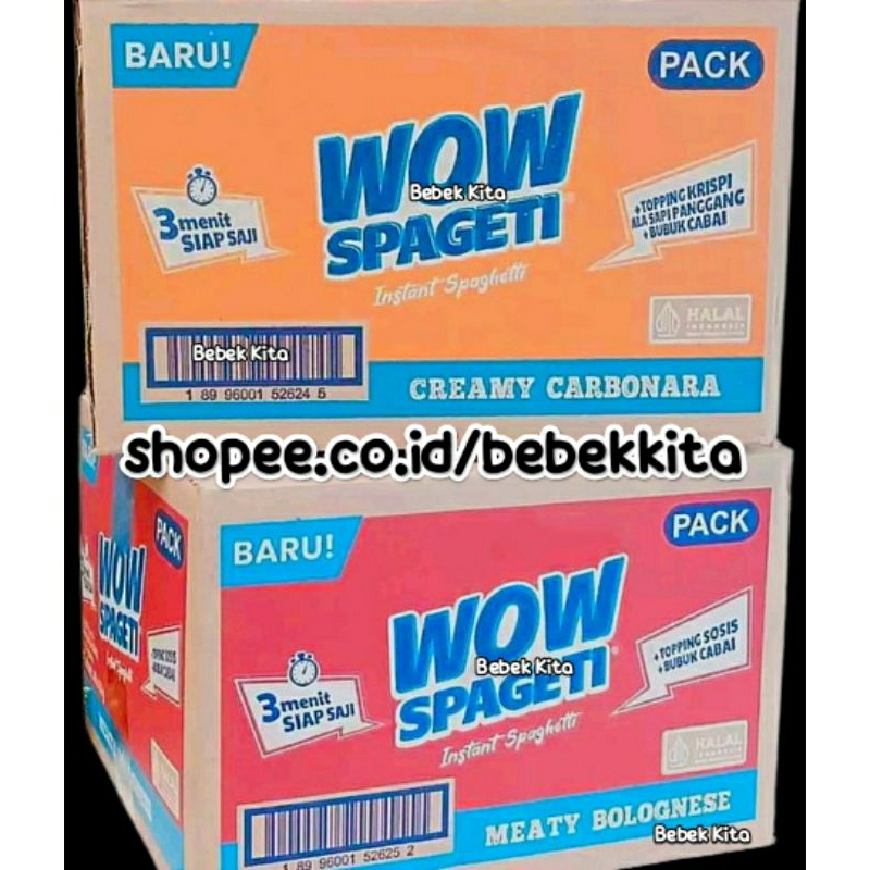 Jual Wow Spagetti - instant spaghetti - 1 Karton | Shopee Indonesia