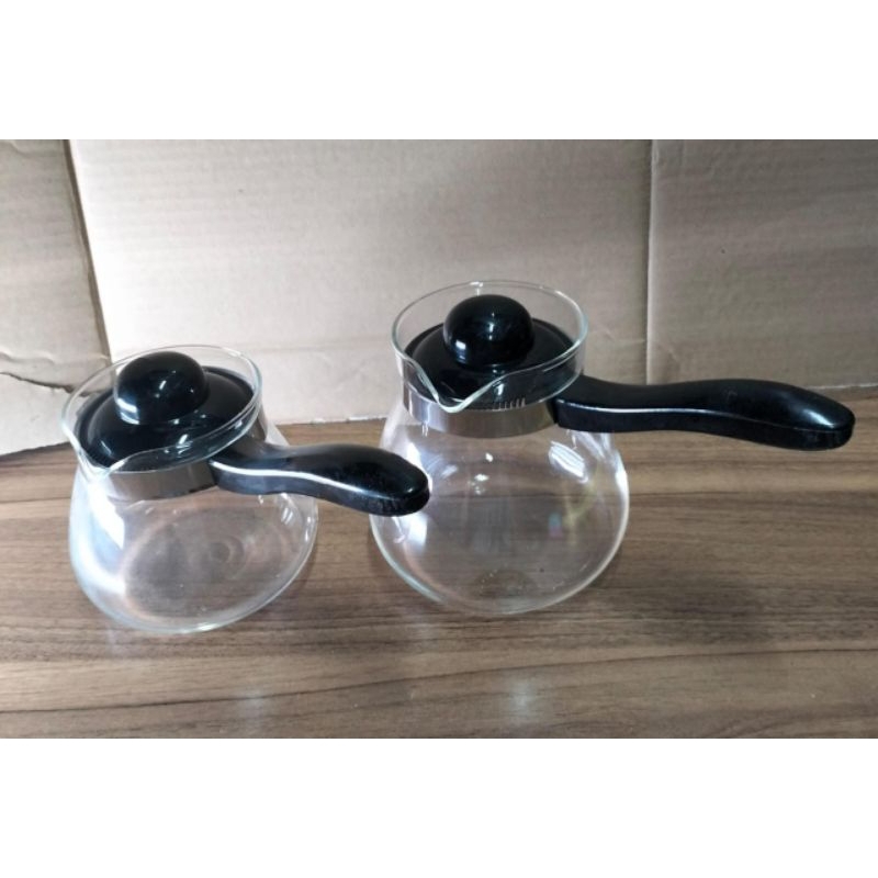 Jual HomeLine Tea And Coffee Pot / Teko Pitcher Kaca Borosilicate Kopi ...