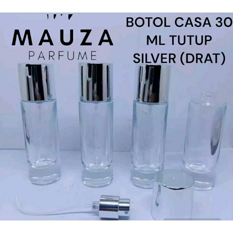 Jual BOTOL CASA 30 ML TUTUP SILVER MODEL SPARY DRAT | Shopee Indonesia