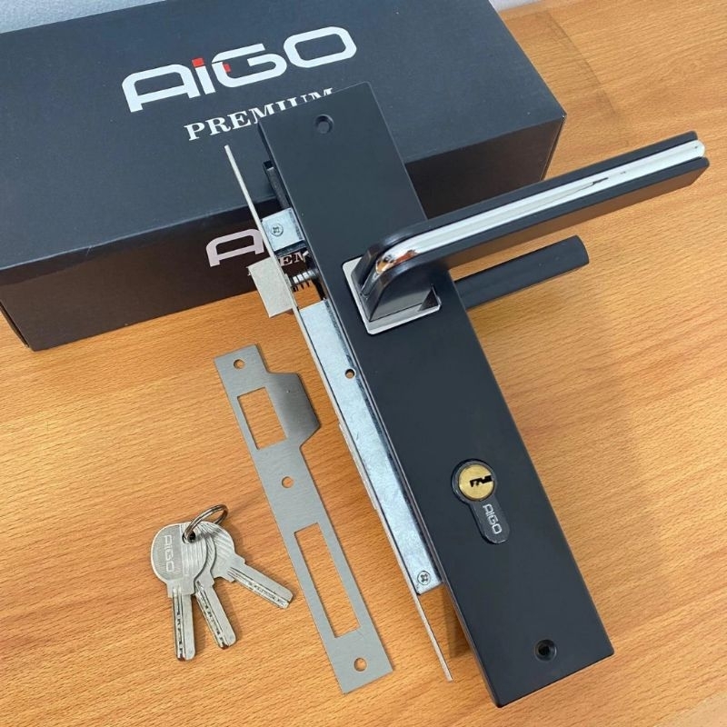 Jual SELOT PINTU/KUNCI PINTU PER 1 SET 20 CM/SELOT TANGGUNG BLACK ...