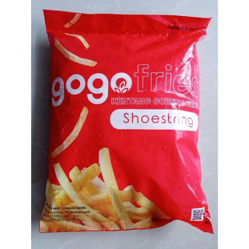 Jual Kentang Shoestring Kentang Goreng Frozen French Fries Kemasan 1 Kg ...
